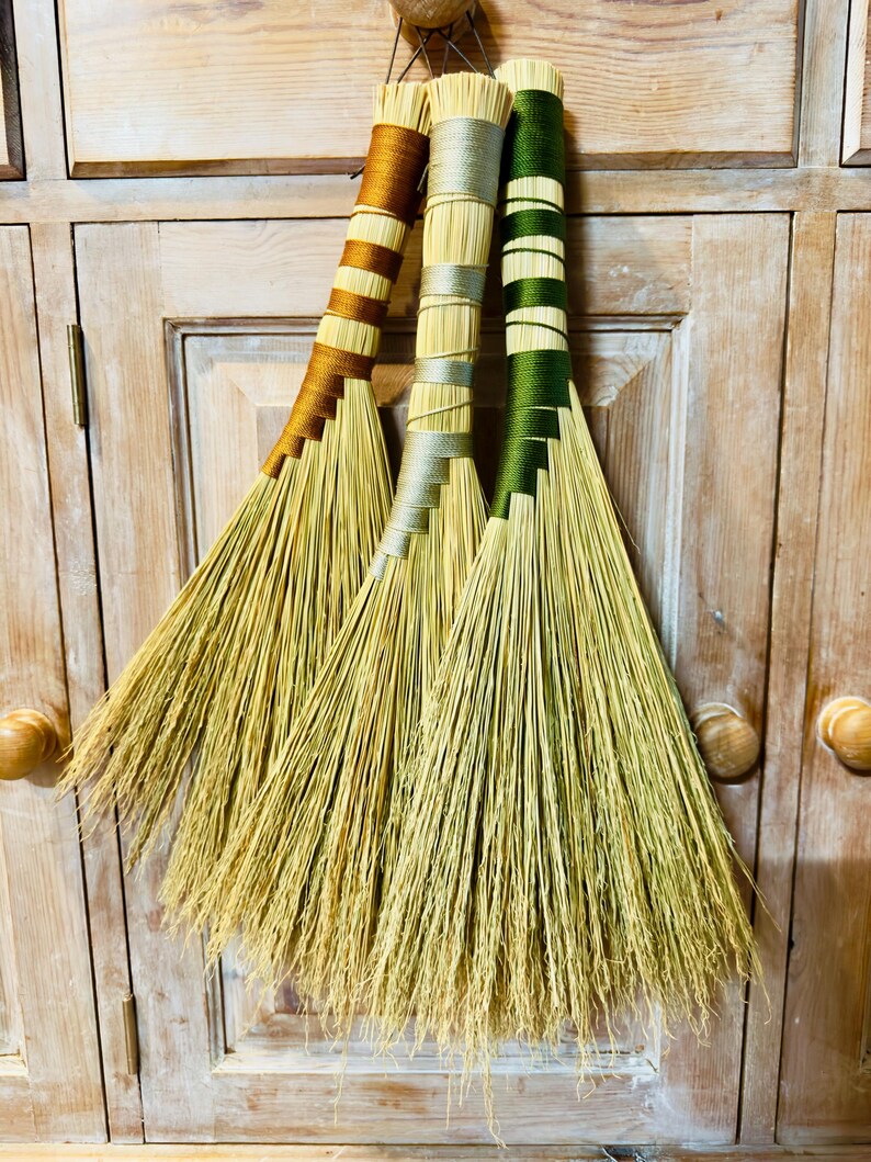 Handmade Turkey Tail Witches Broom: Broom Corn Altar Tool - Etsy
