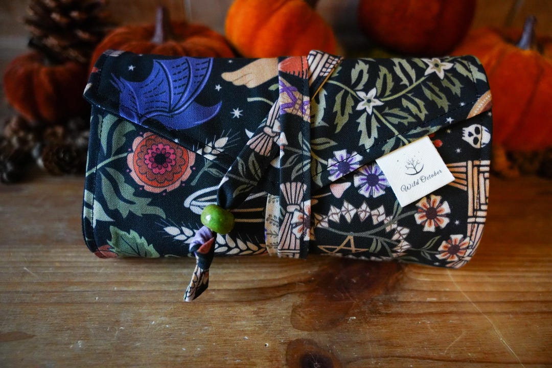 Handmade Reversible Cotton Tarot Card Wrap: Travel Reading Cloth - Etsy