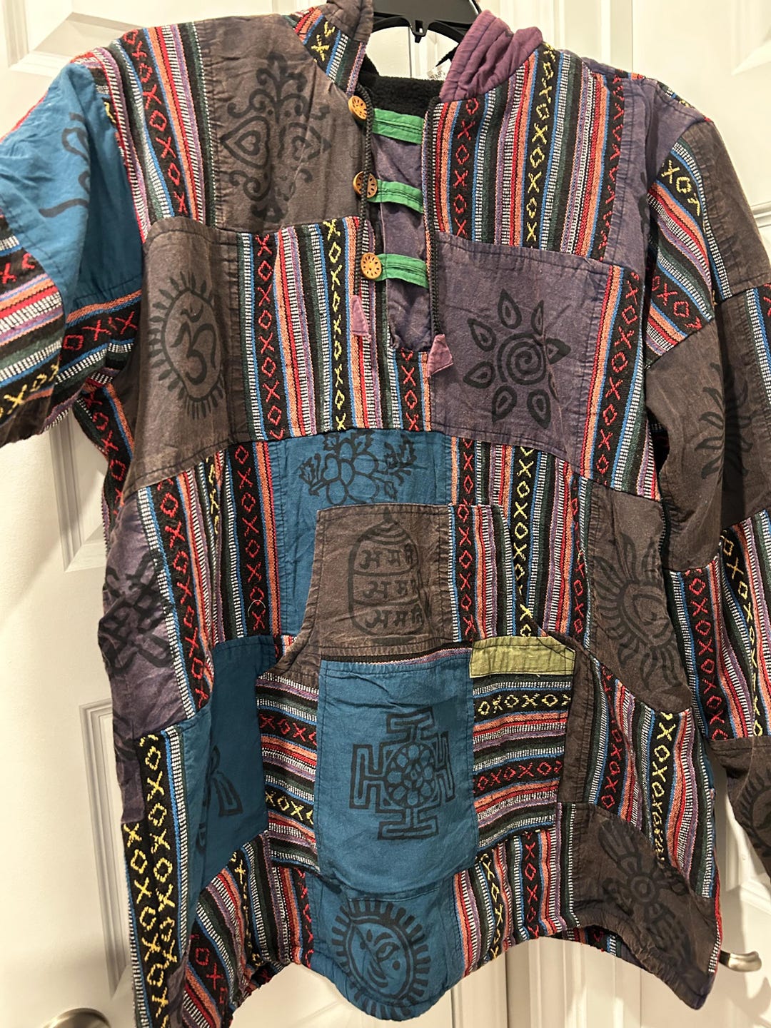 Unisex Patchwork Tribal Jacket, Fully Lined Freesize Jacket - Etsy
