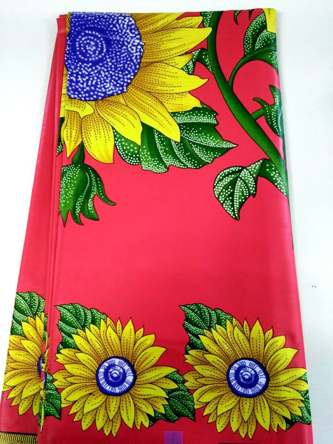 Red Java Floral Print African Fabric per Yard and Wholesale/ Floral ...