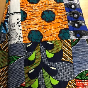 Patchwork Quilt African Print Fabric per Yard, African Apparel Fabric ...
