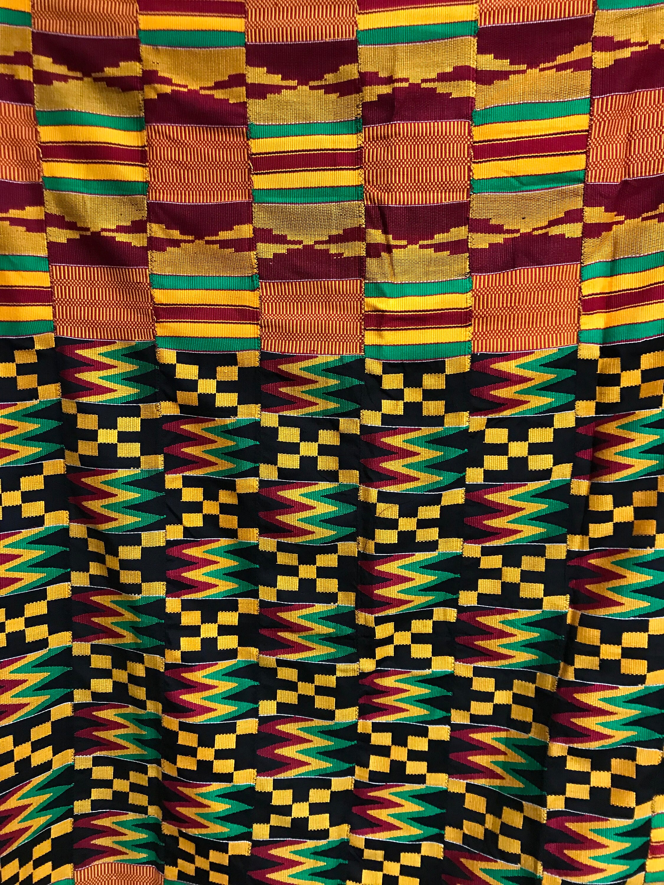 West African Textiles Kente Cloth