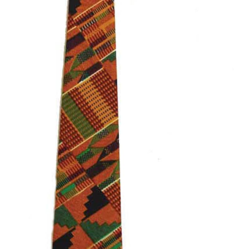 Neck African Print Tie - Etsy
