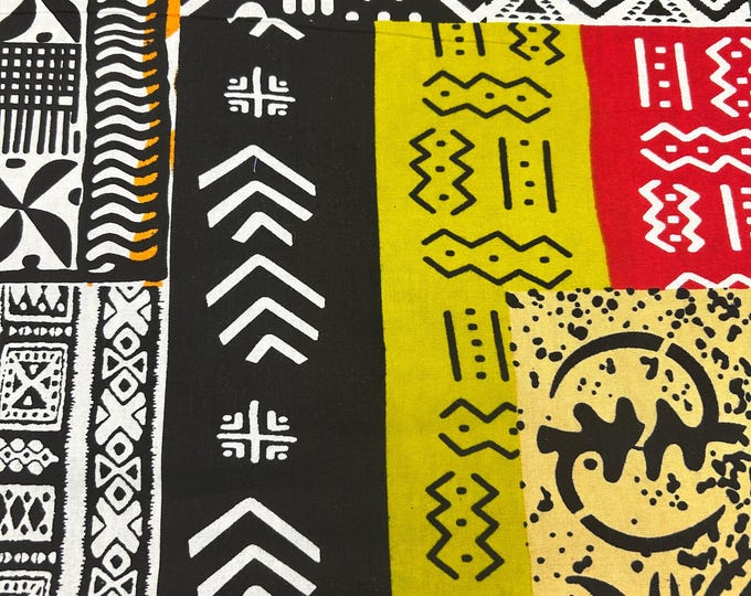 Cotton Print Patchwork African Fabric per Yard, Fabric for Quilting ...