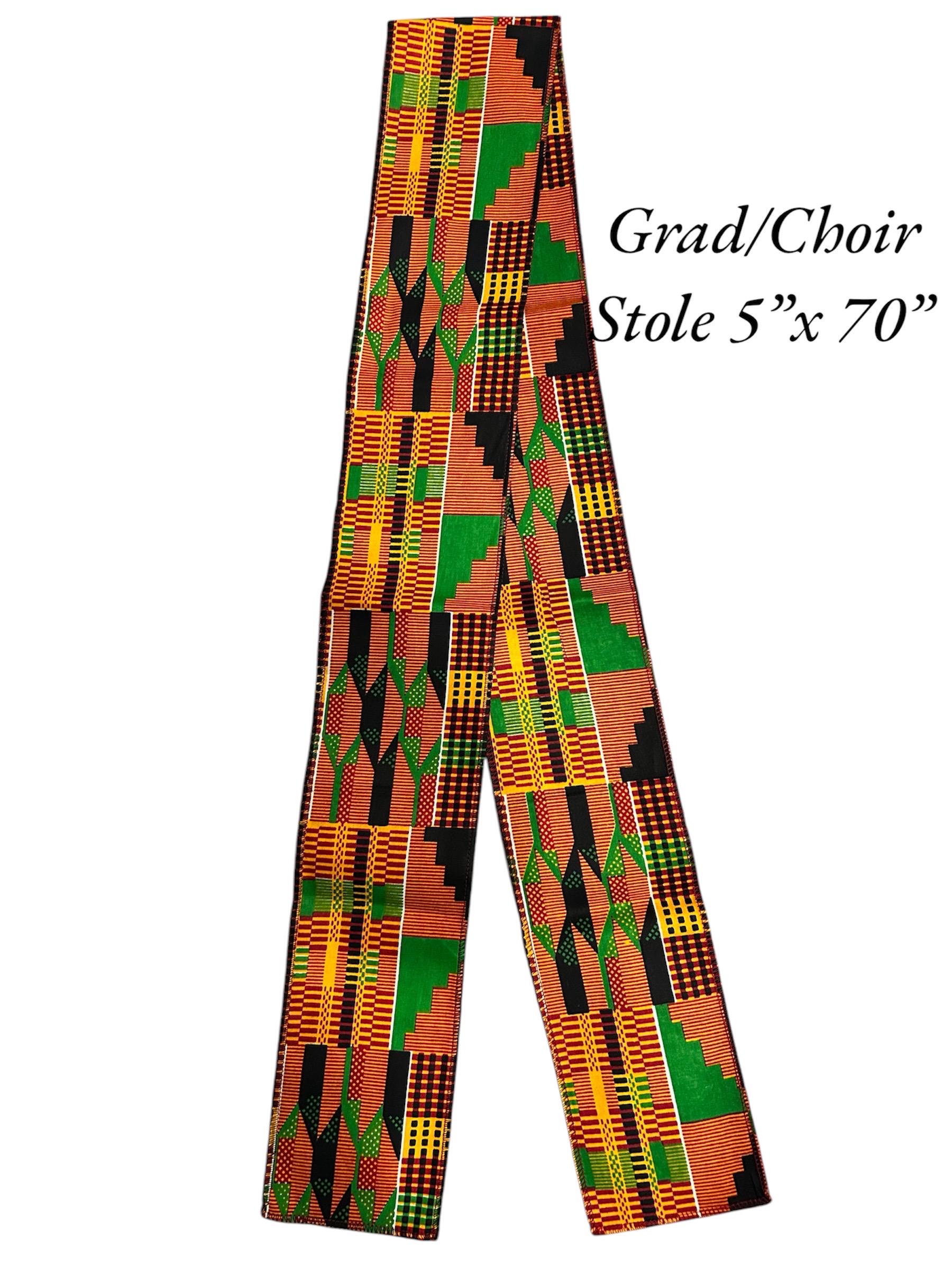 First Generation Graduation Stole African Kente Graduation Set - Stole ...