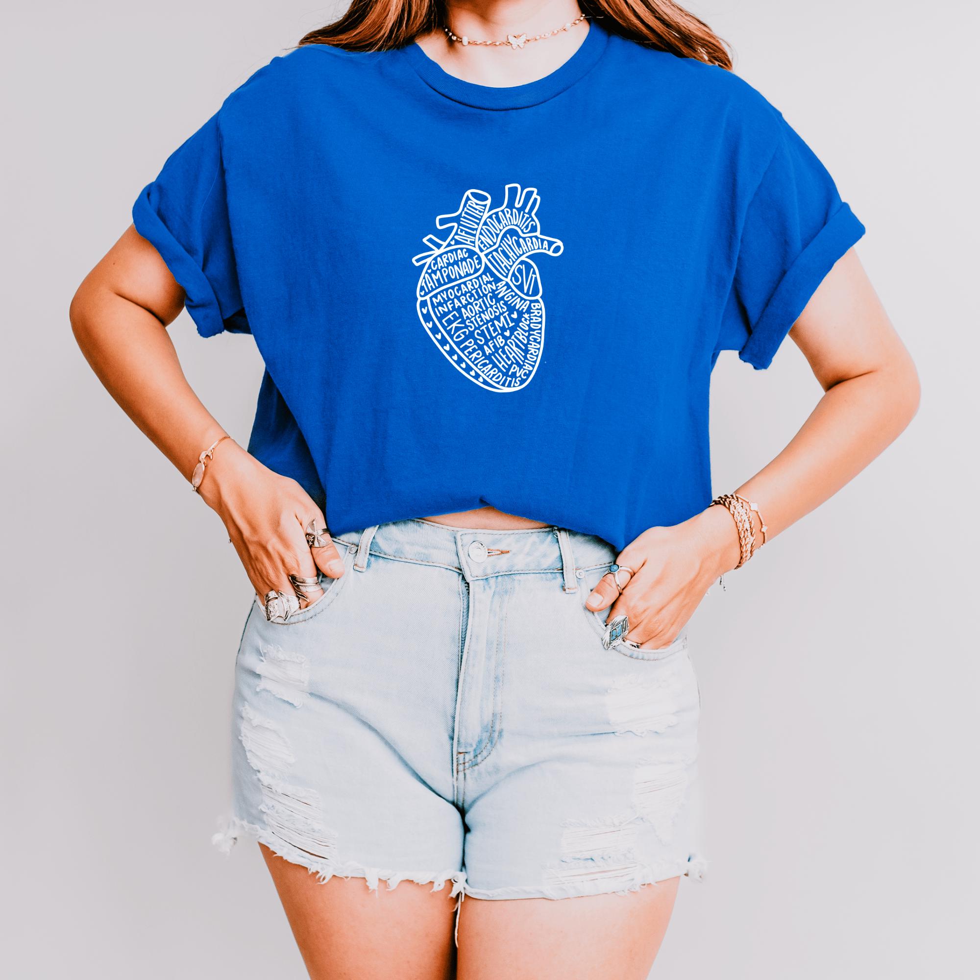 Cardiology DDX T-shirt, Anatomy-inspired Medical Apparel, Unisex Gift ...
