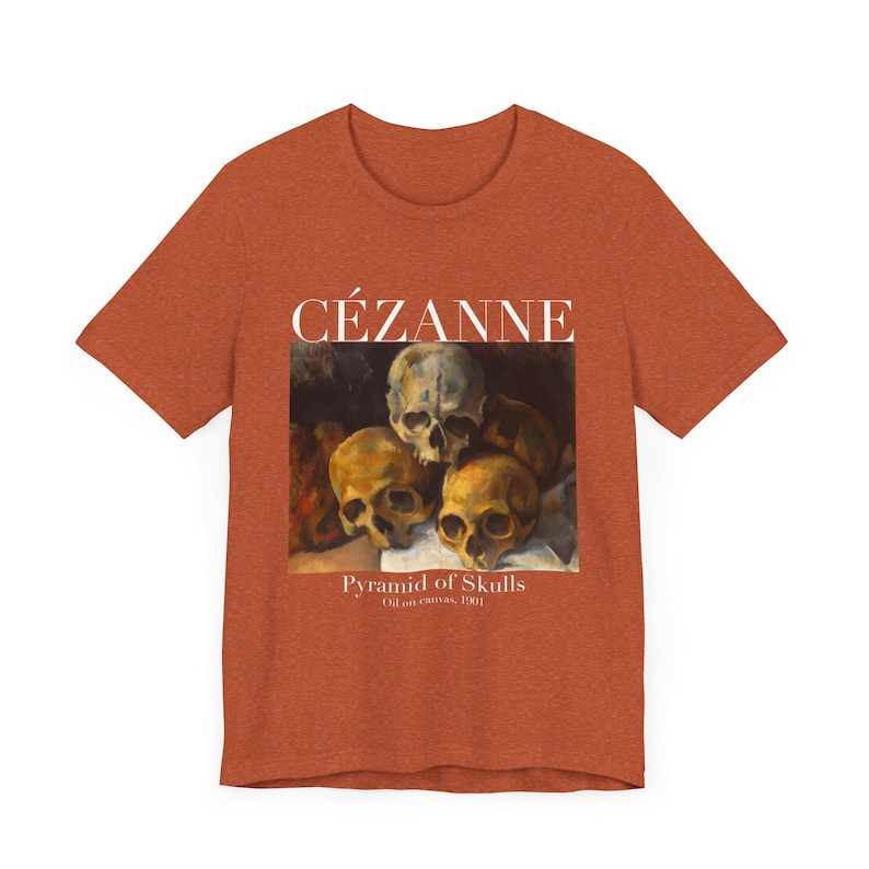 Paul Cézanne Painting Pyramid of Skulls T-shirt | Dark Academic, Dark ...