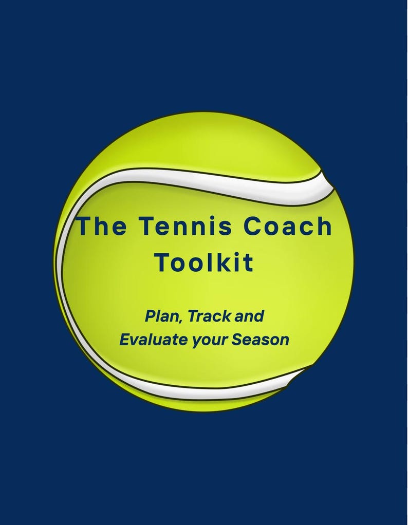 Printable Tennis Coach Toolkit, 1-month Coaching Planner, Practice ...