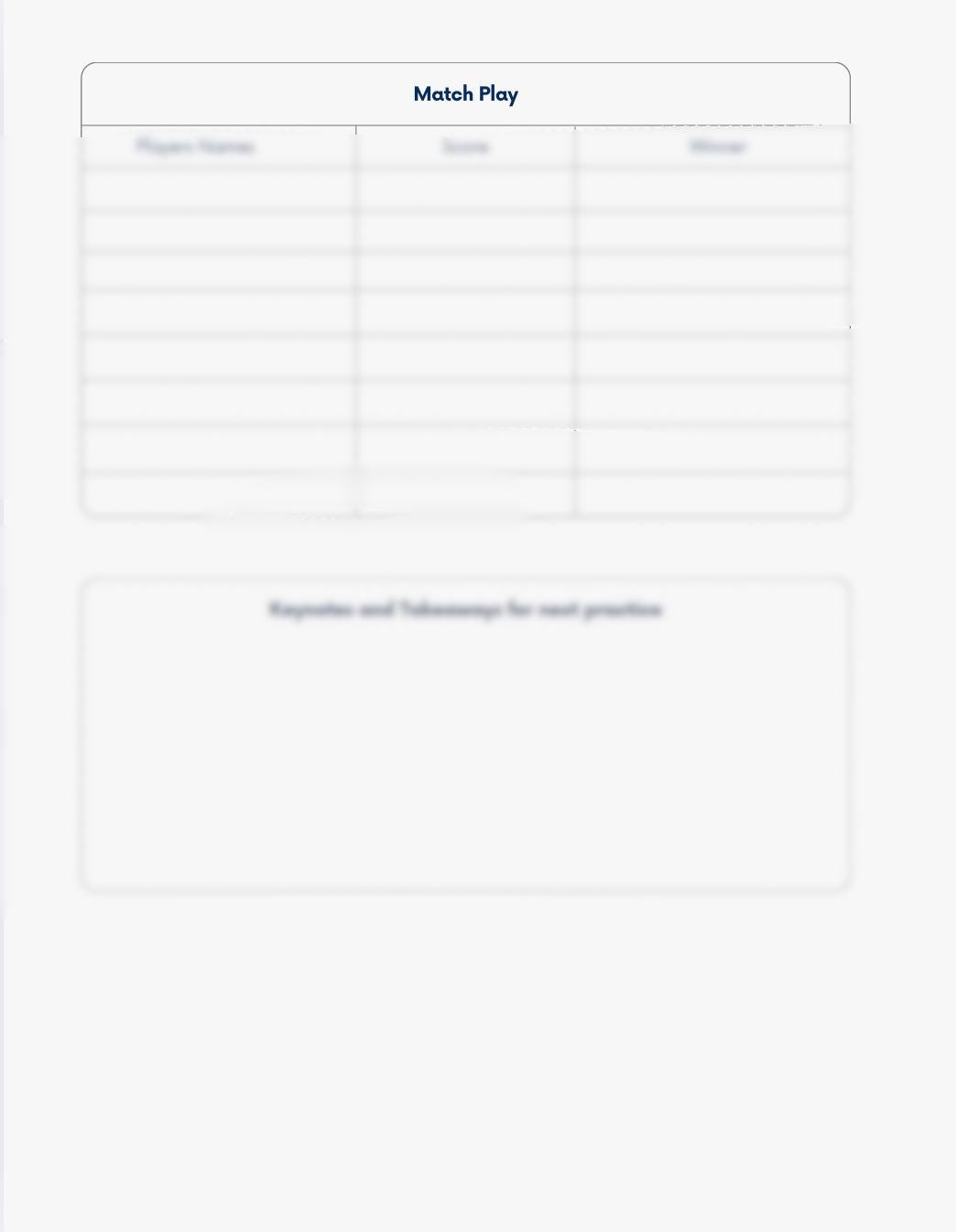Printable Tennis Coach Toolkit, 1-month Coaching Planner, Practice ...