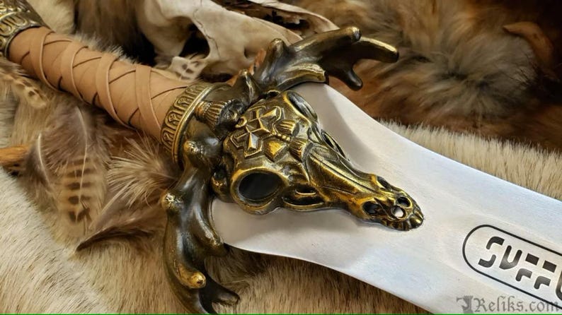 Handmade Conan Atlantean Sword Pair: Stainless Steel Replica - Etsy