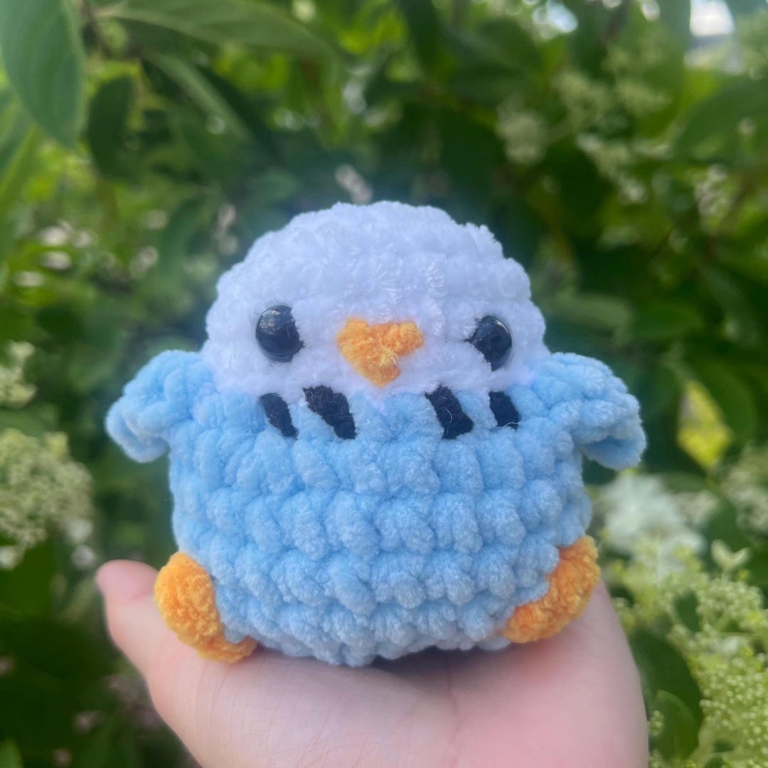 Crochet Bird, Crochet Plush, Crochet Budgie, Crochet Stuffy, Budgie ...