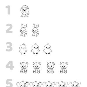 Cut and Paste Preschool Worksheets – Animal Matching, Coloring Pages ...