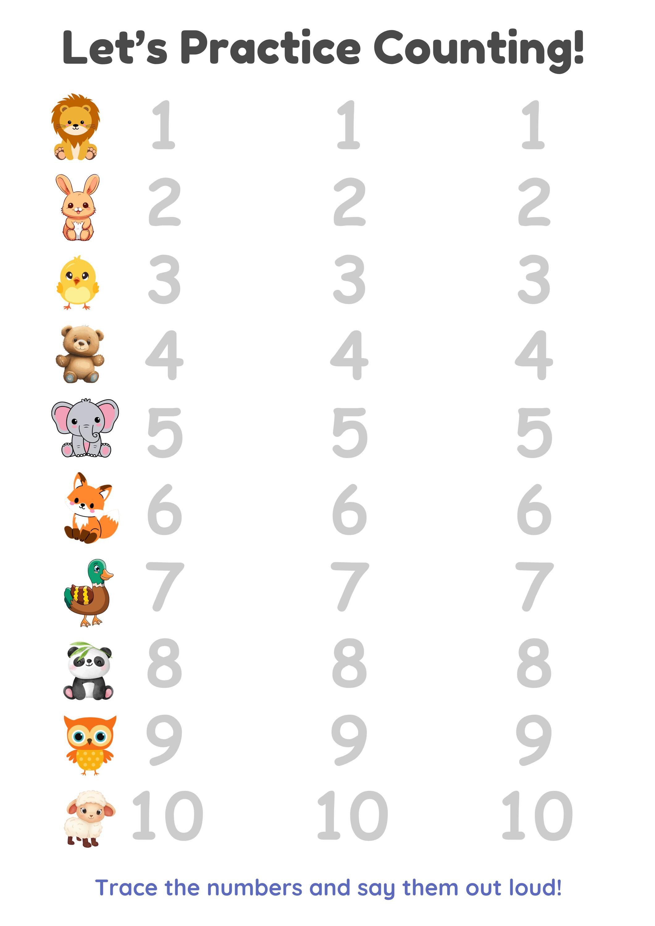 Cut and Paste Preschool Worksheets – Animal Matching, Coloring Pages ...