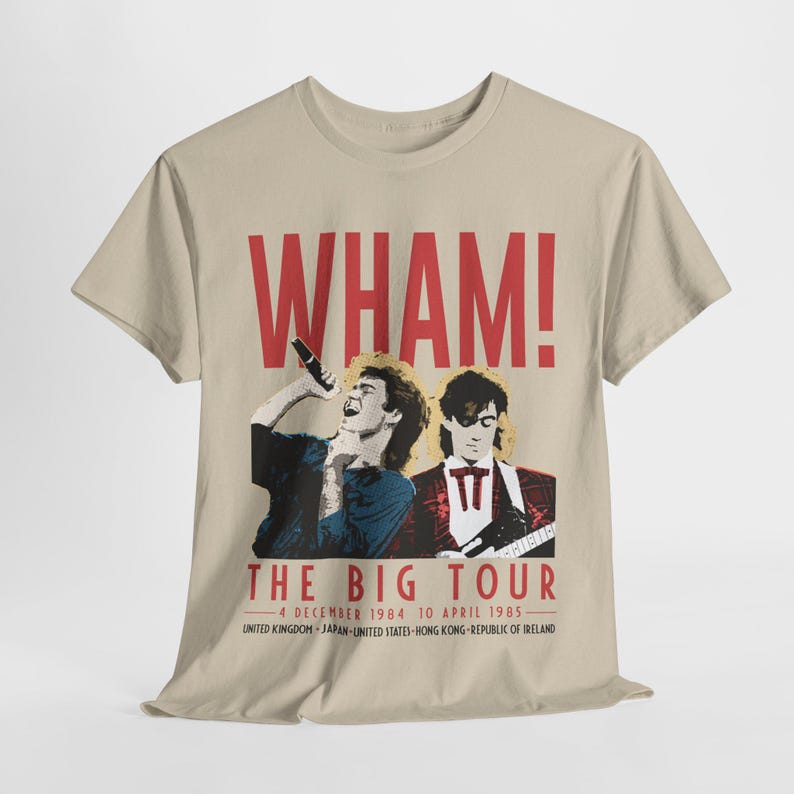 Wham Retro Tour T-shirt: Vintage 80s Band Tee - Etsy