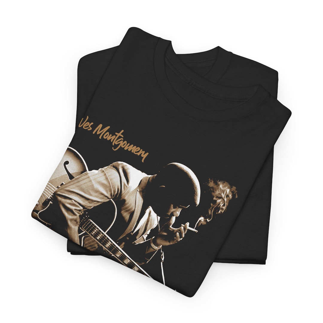 Wes Montgomery Vintage Jazz Guitarist Tee, Music Lover Gift, Unisex ...