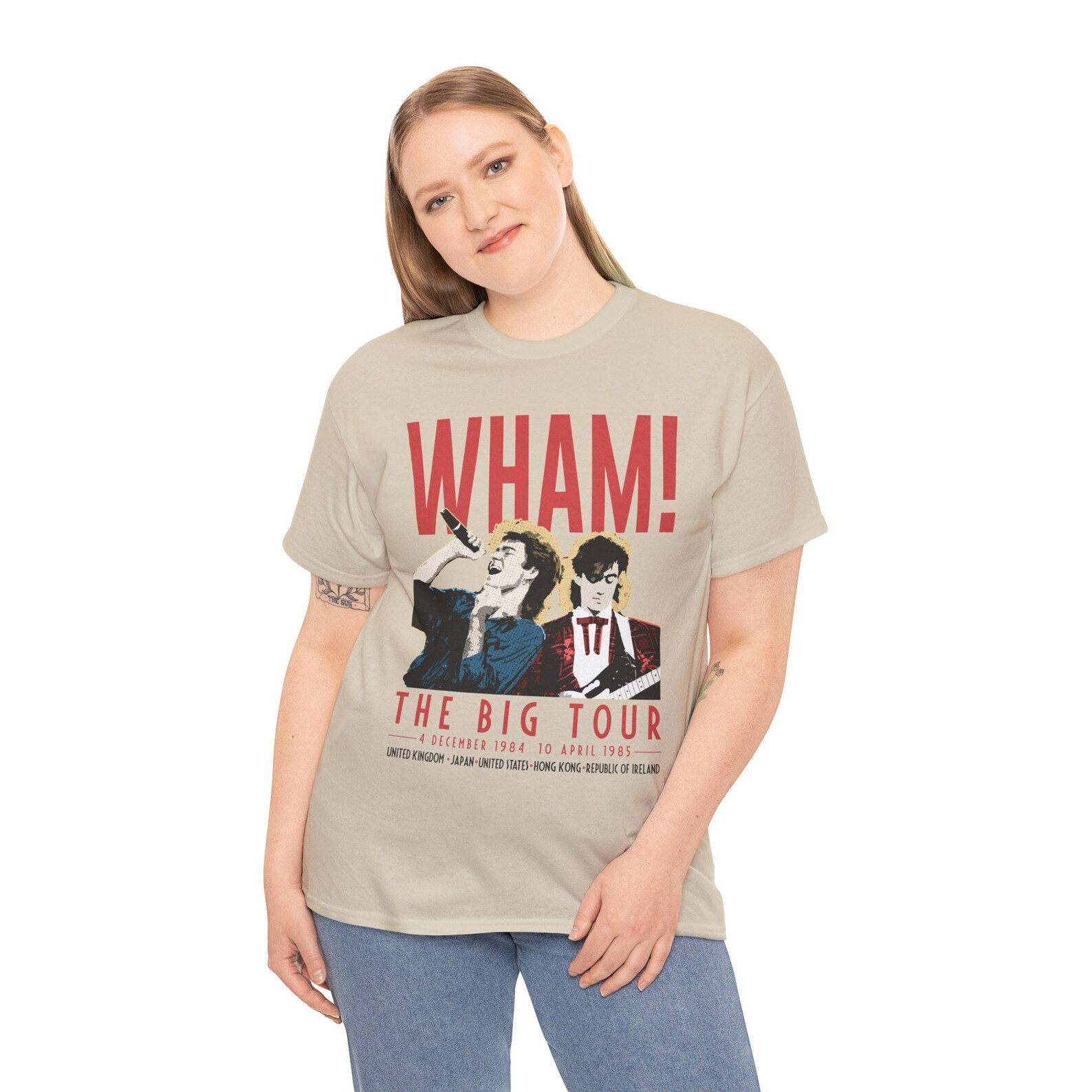 Wham Retro Tour T-shirt: Vintage 80s Band Tee - Etsy