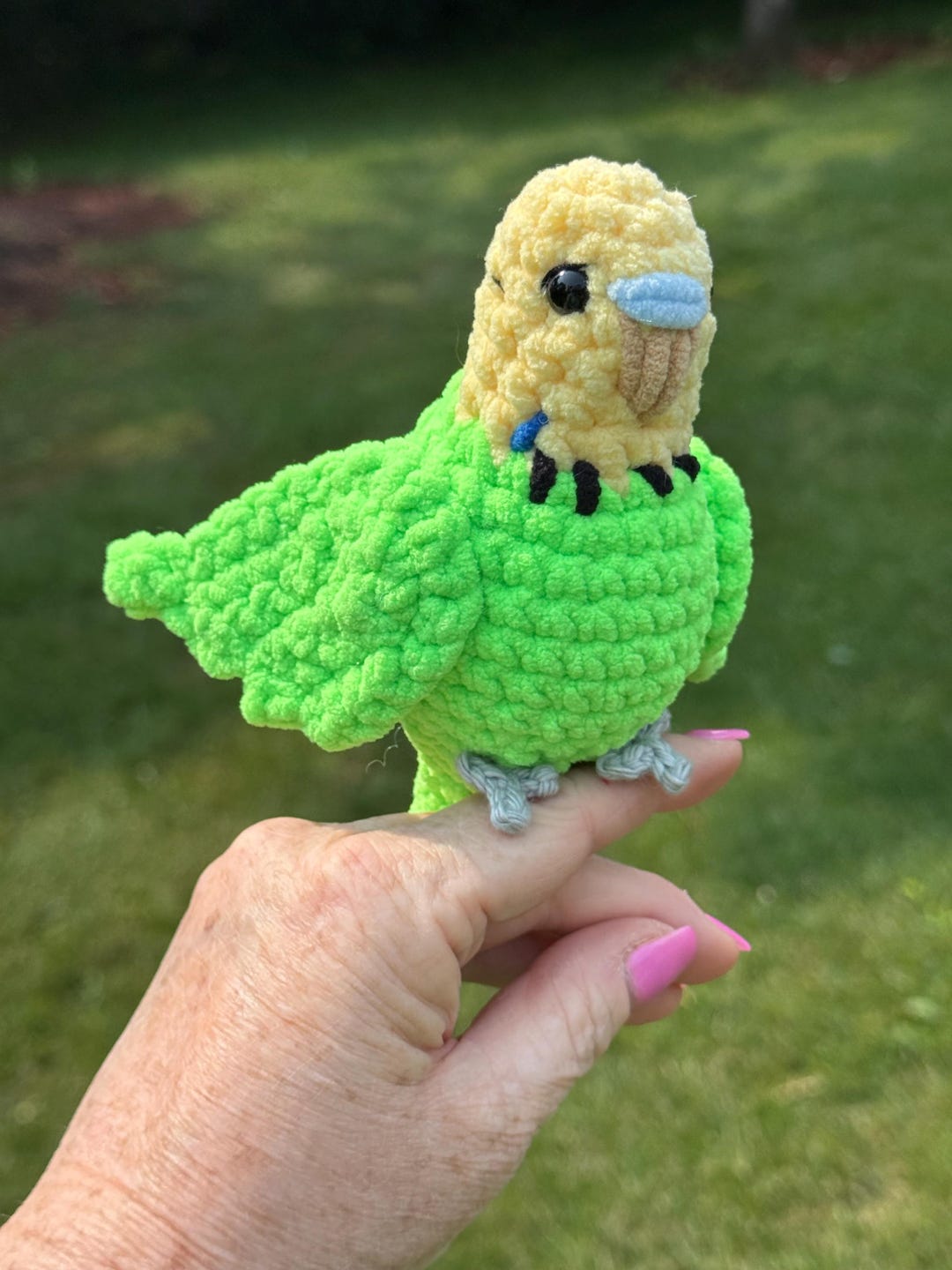 BUDGE the Parakeet W/free Bald Eagle Mod Included; Low-sew Crochet PDF ...