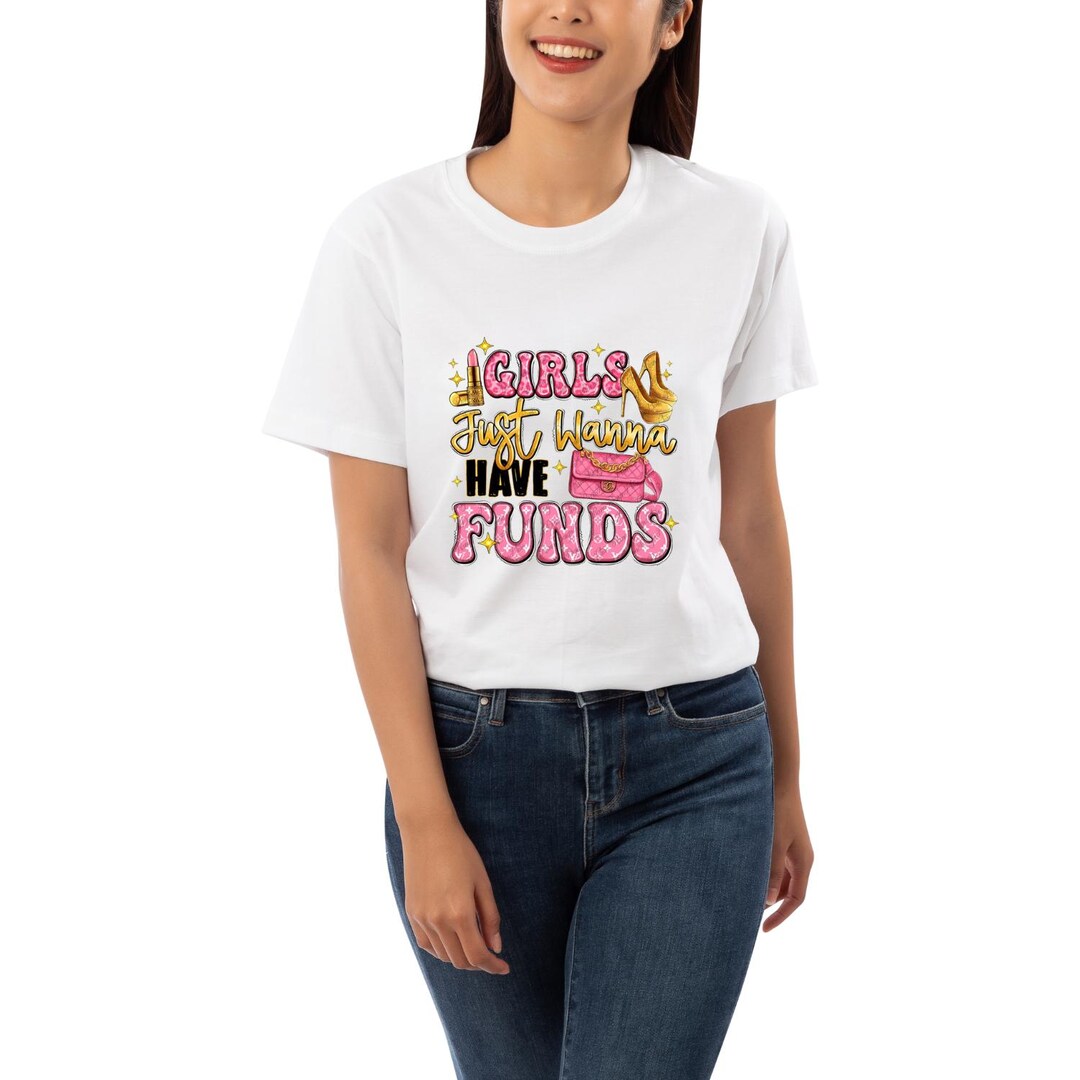 Girls Just Wanna Have Fun SVG: Party T-shirt Design (digital Download ...