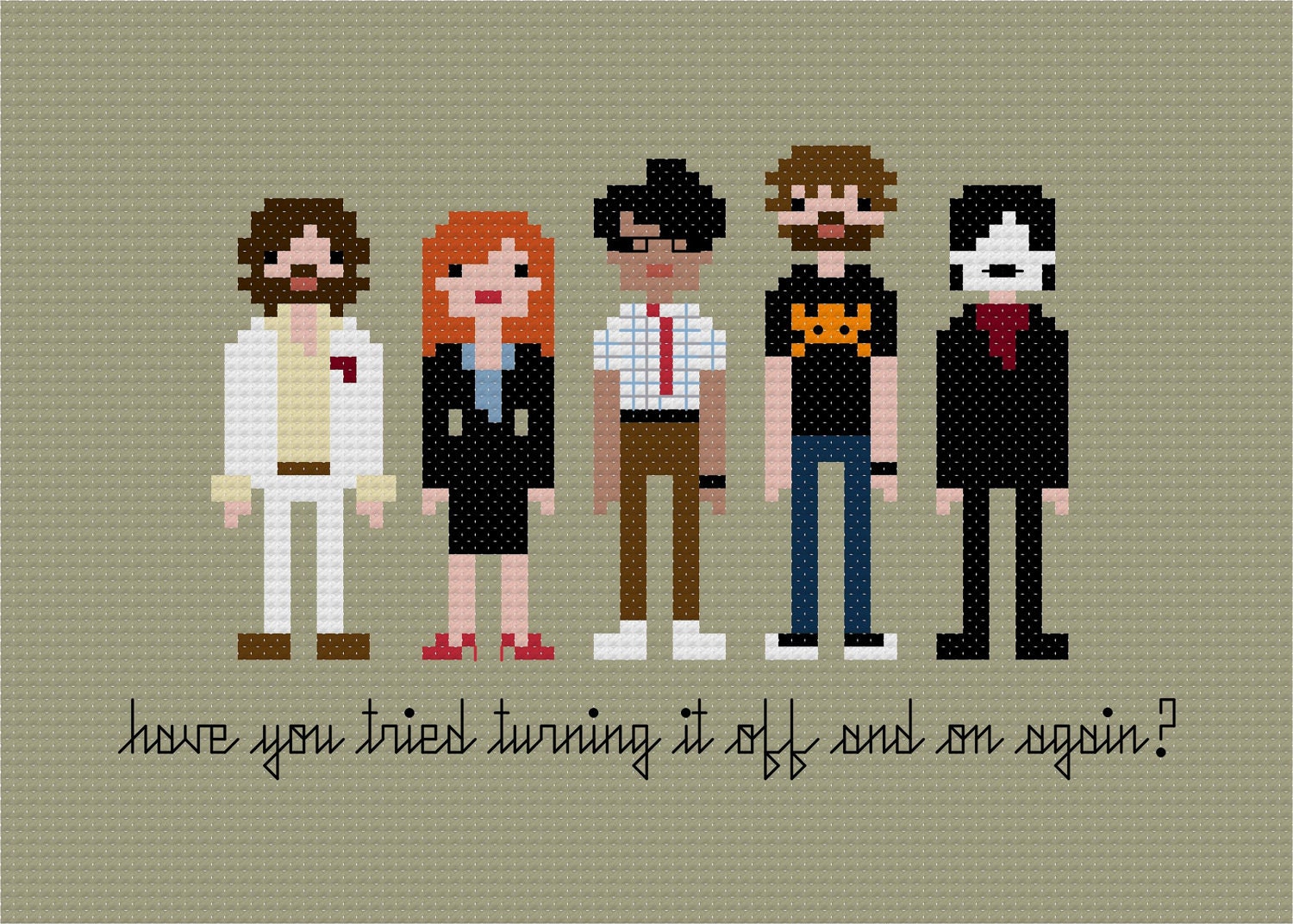 Moss It Crowd Pixel