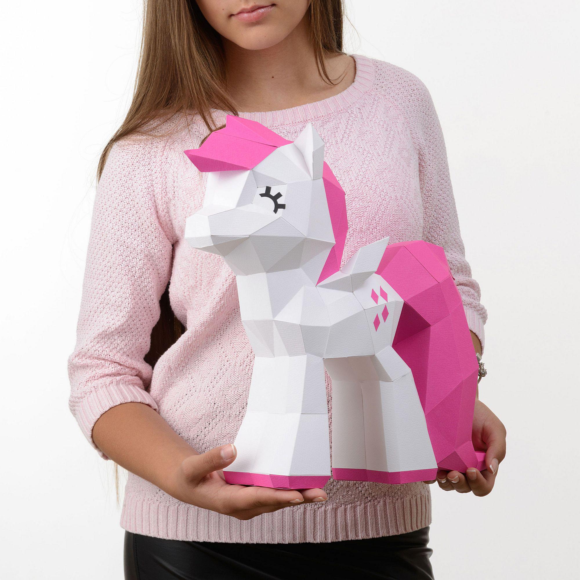 PONY Papercraft, Origami Horse, DIY, Papercraft Pdf Printable Template ...