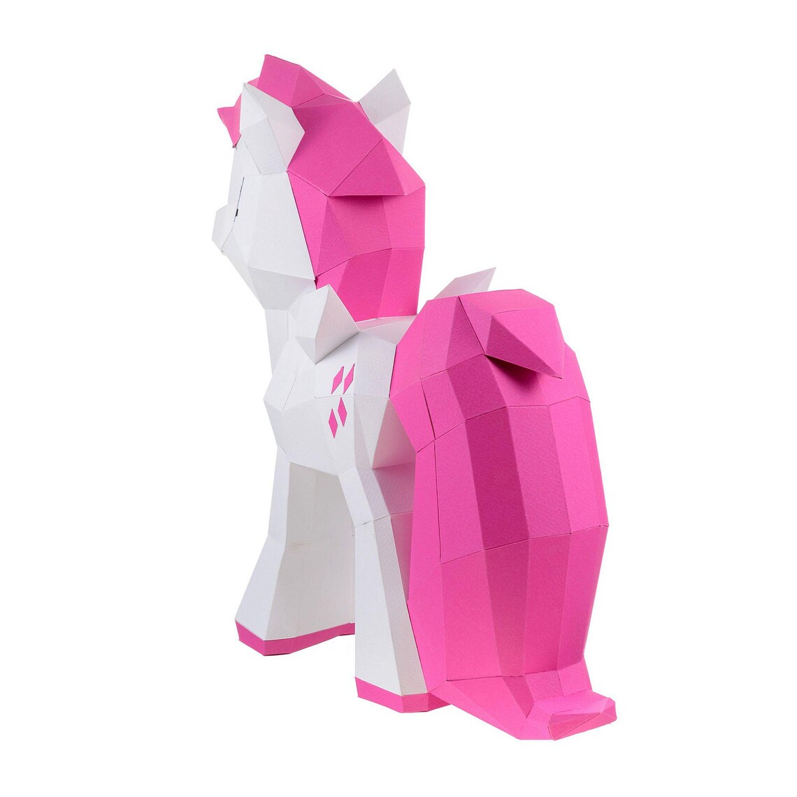 PONY Papercraft, Origami Horse, DIY, Papercraft Pdf Printable Template ...
