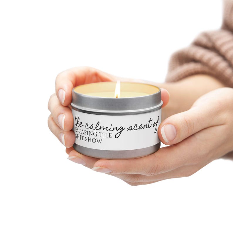 Escaping the Shit Show Tin Candles - Etsy