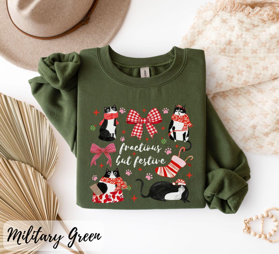 Christmas Fractious Veterinary Sweatshirt, Xmas Vet Shirt, Funny ...