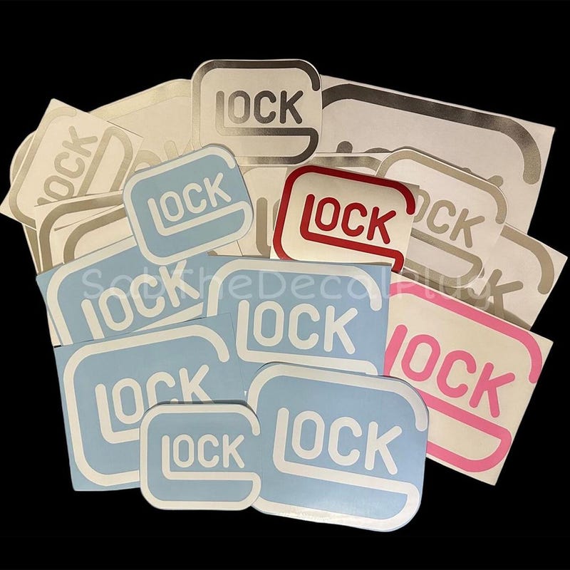 Glock Black Sticker - Etsy