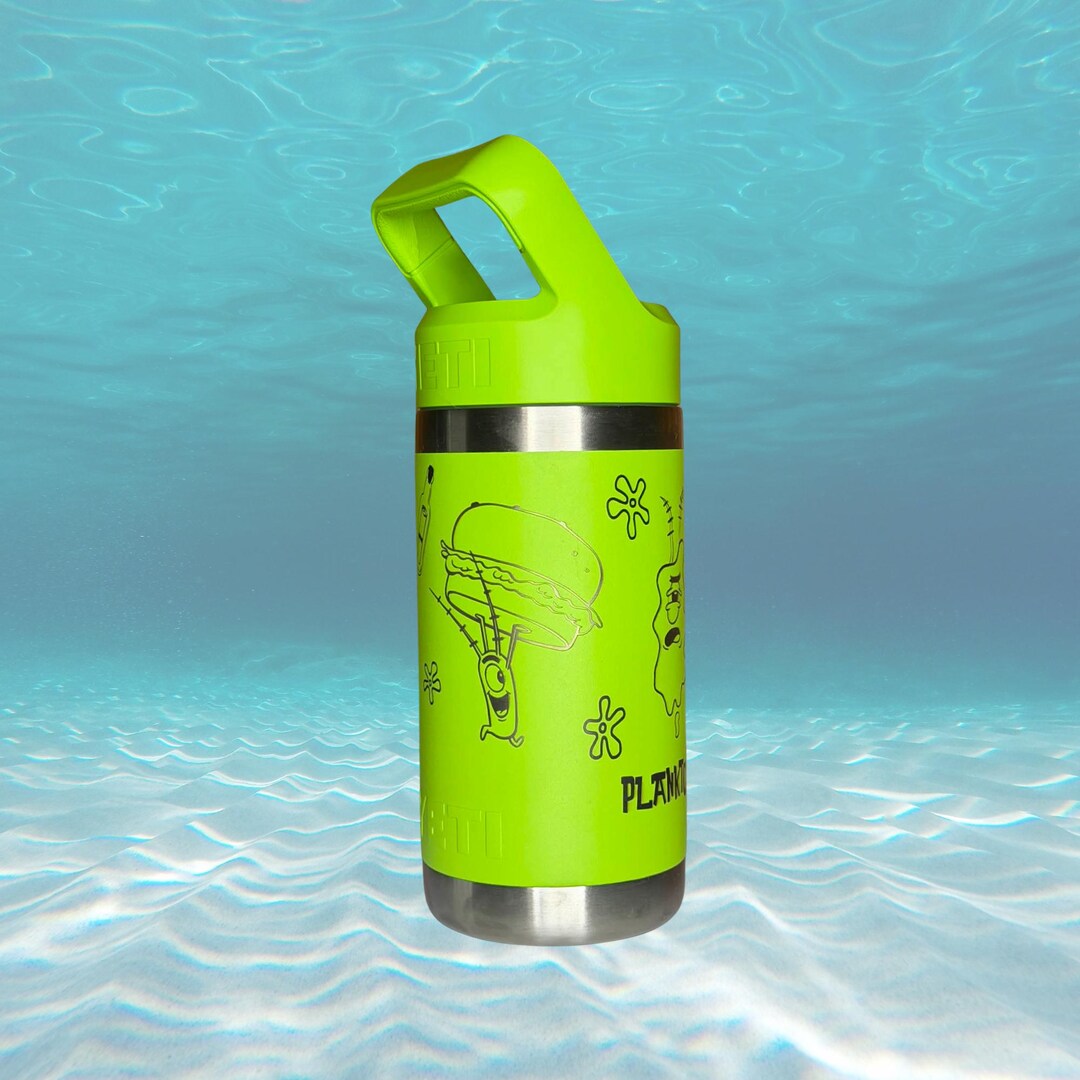 Plankton Engraved Yeti Rambler Jr 12oz Tumbler - Bikinii Bottom - Etsy