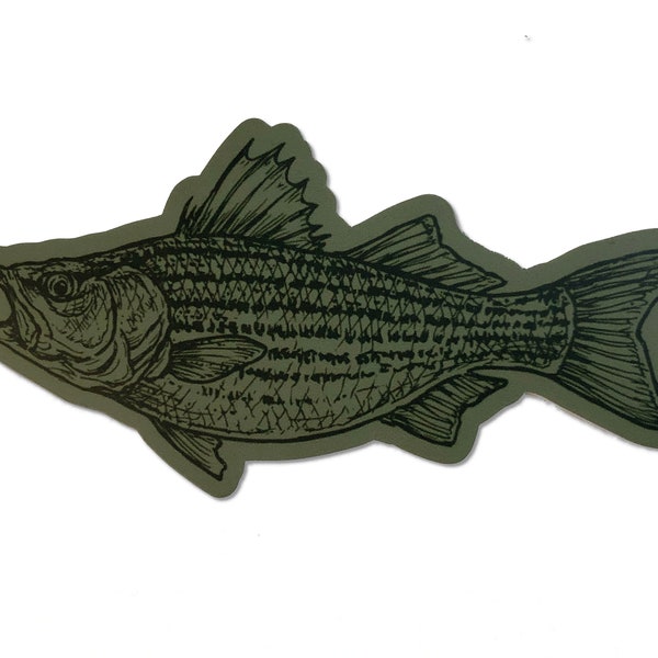 Striped Bass Stickers - Etsy