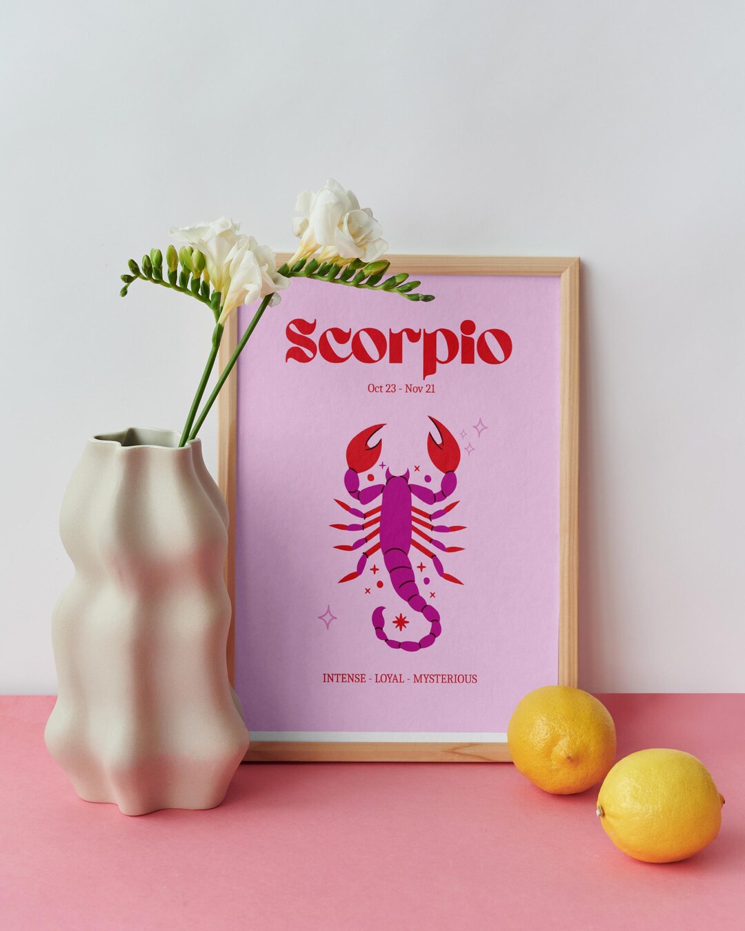 Scorpio Star Sign Print | Modern Astrology Art (digital Download) - Etsy