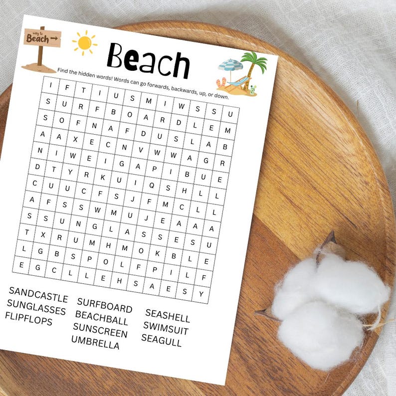 Printable Family Travel Wordsearch, Road Trip Games, Summer Word Search ...