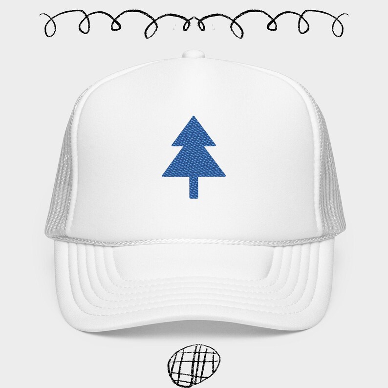 Gravity Falls Dipper Fan Made Embroidery Foam Trucker Hat, Cartoon ...