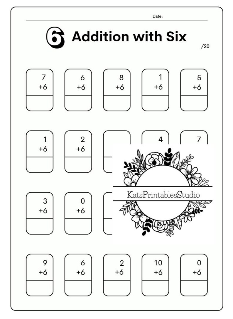 Addition and Subtraction Practice Pages - Etsy