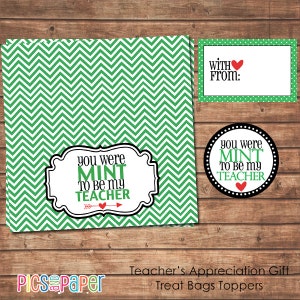 Back to School Teacher's Gift, You Were Mint to Be My Teacher, Sandwich ...