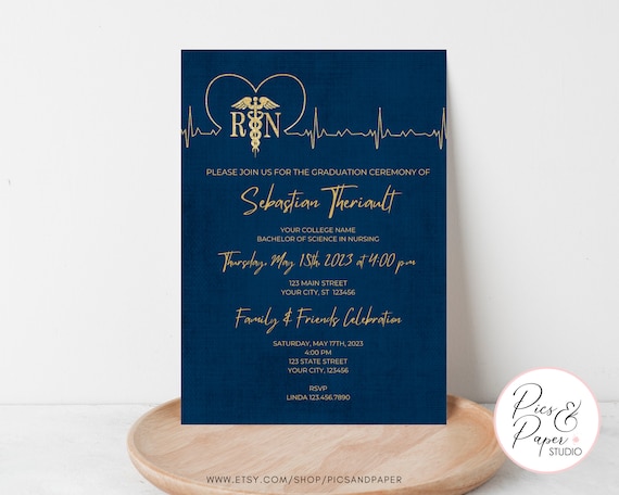 Pinning Ceremony Invitations
