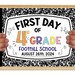 First Day of School Sign for Photo-school Prop Composition Book Style ...