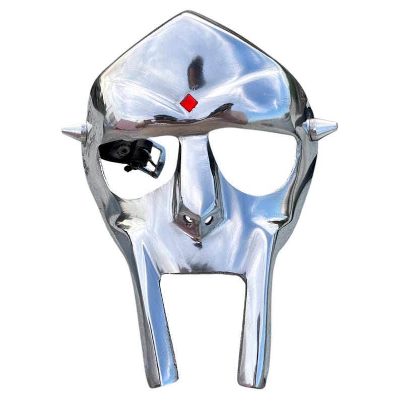 MF DOOM Mask Replica: Handmade Metal Cosplay Gladiator Mask - Etsy