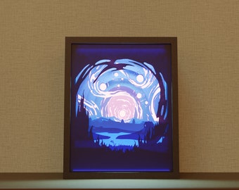 Starry Shadow Box - Etsy