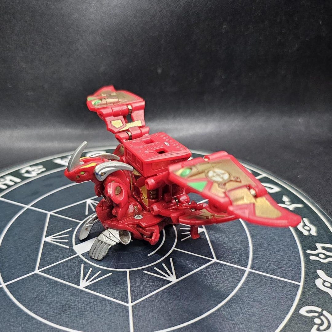 Bakugan Lumino Dragonoid Pyrus & Explosix Cross Buster Combat Set B2 ...