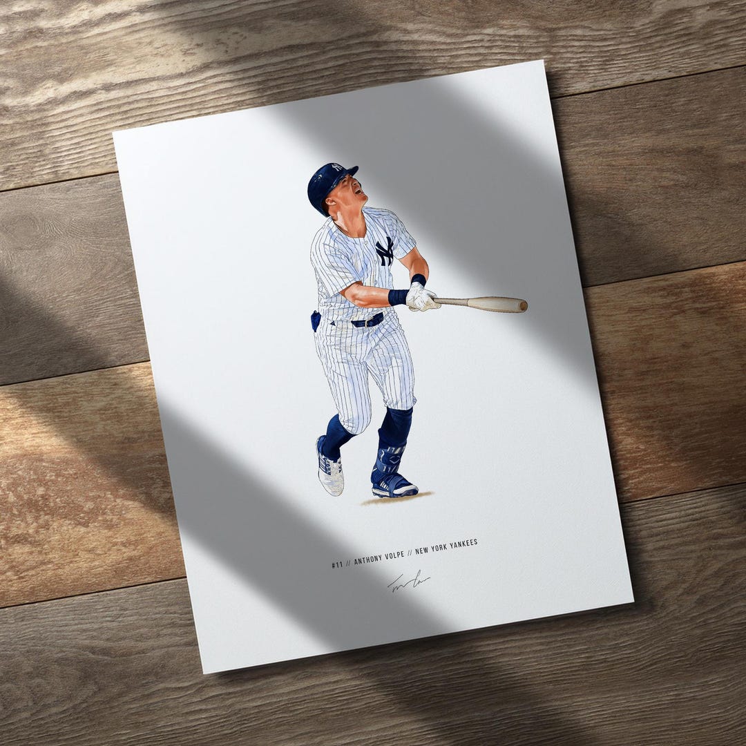 Anthony Volpe New York Yankees Baseball 8x10 Print Poster Art ...