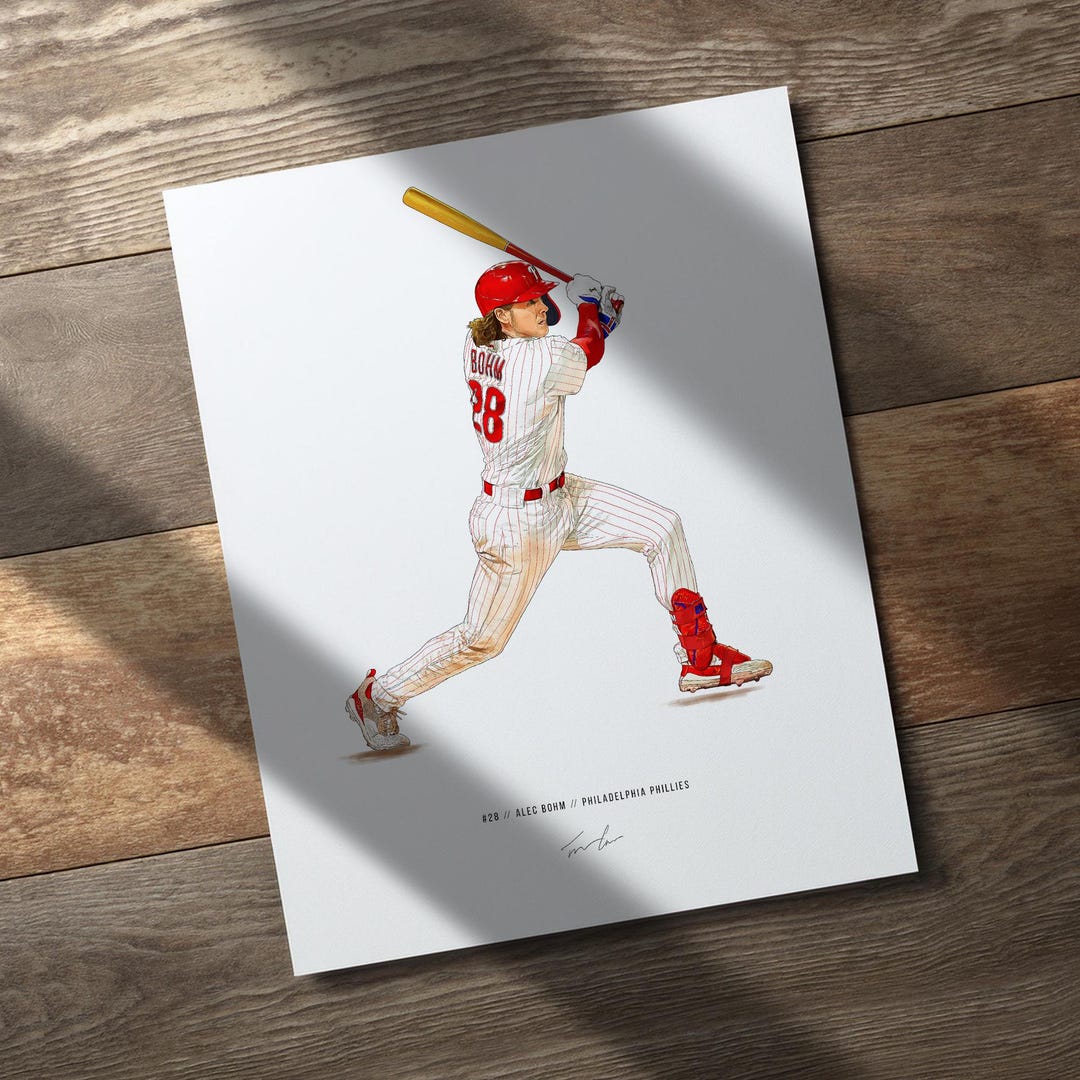 Alec Bohm Philadelphia Phillies Baseball 8x10 Print Poster Art ...