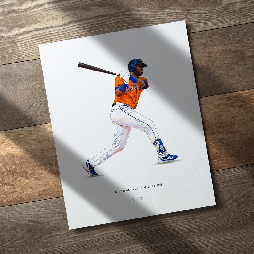 Yordan Alvarez V1 Houston Astros Baseball 8x10 Print Poster Art ...