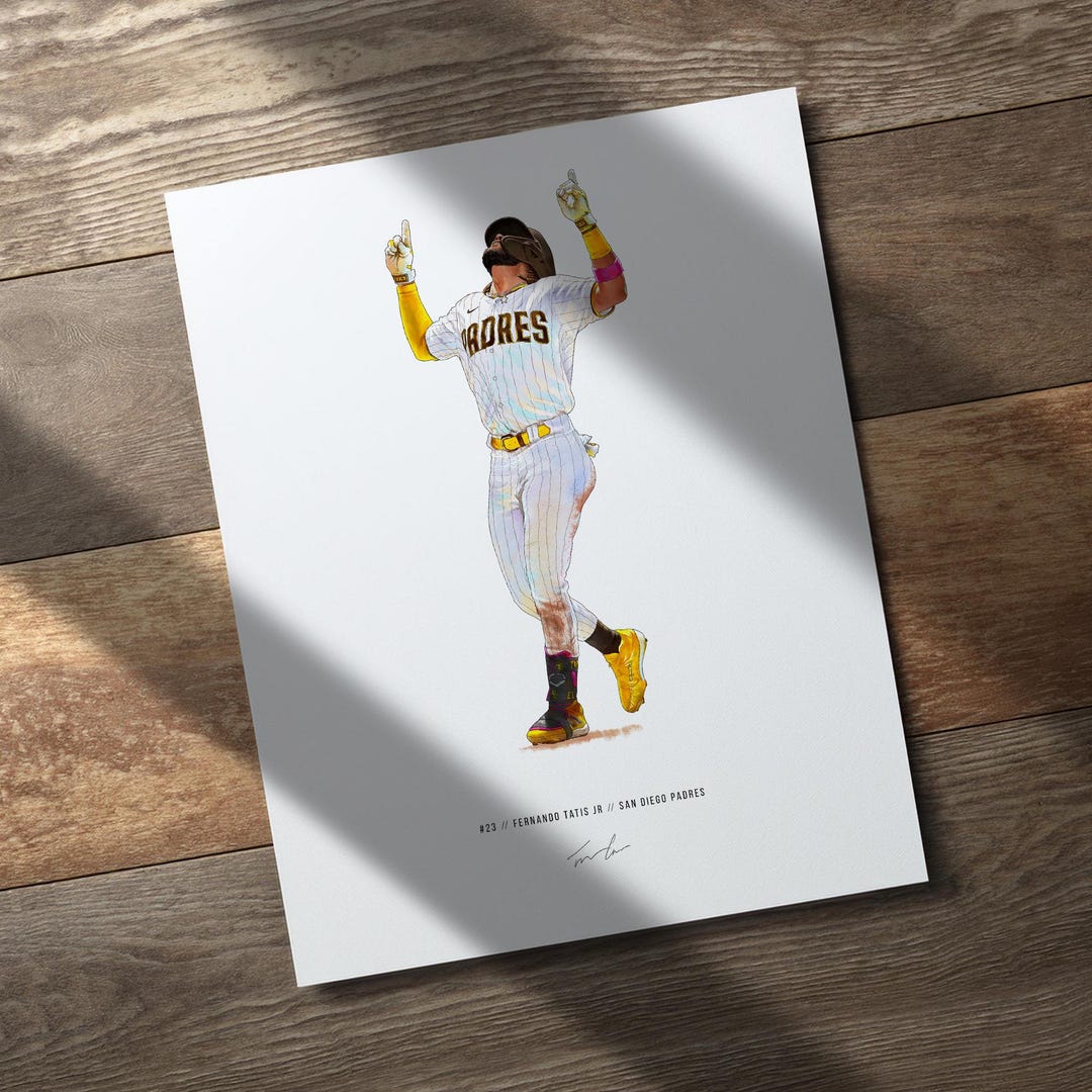 Fernando Tatis Jr V3 San Diego Padres Baseball 8x10 Print Poster Art ...