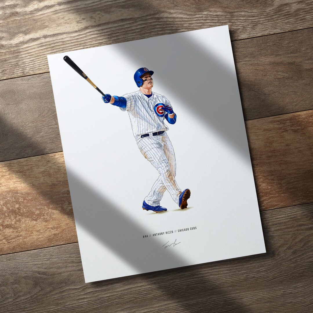 Anthony Rizzo V2 Chicago Cubs Baseball 8x10 Print Poster Art ...