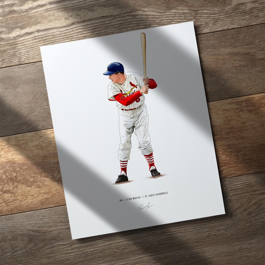 Stan Musial V2 St Louis Cardinals Baseball 8x10 Print Poster Art ...