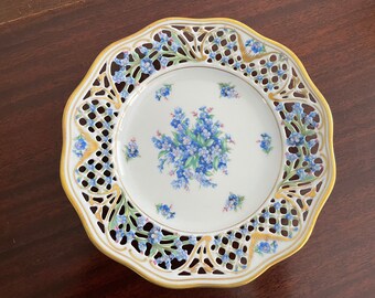 Forget Me Not Plate - Etsy