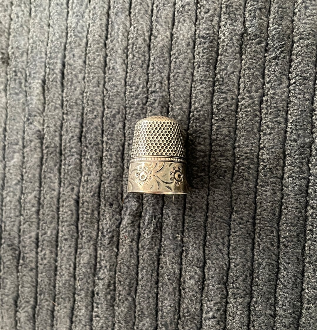 Antique Sterling Silver Thimble Flower Designs - Etsy