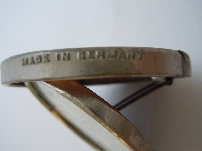 Vintage Edwardian Lady Portrait Small Round Folding Mirror Germany - Etsy