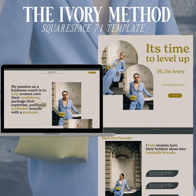 Squarespace 7.1 Website Template: Coach & Creative Design (7.1 Version ...